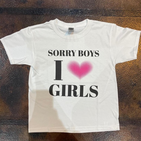 Tops | Sorry Boys I Heart Girls Tshirt | Poshmark